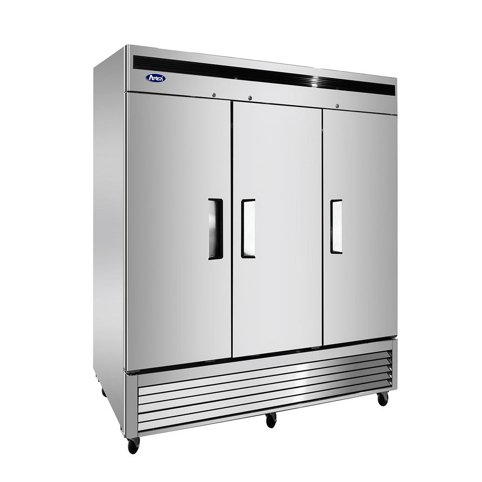 Atosa MBF8504GR 82″ 3 Door Solid Reach In Freezer — Kitchen Equipped