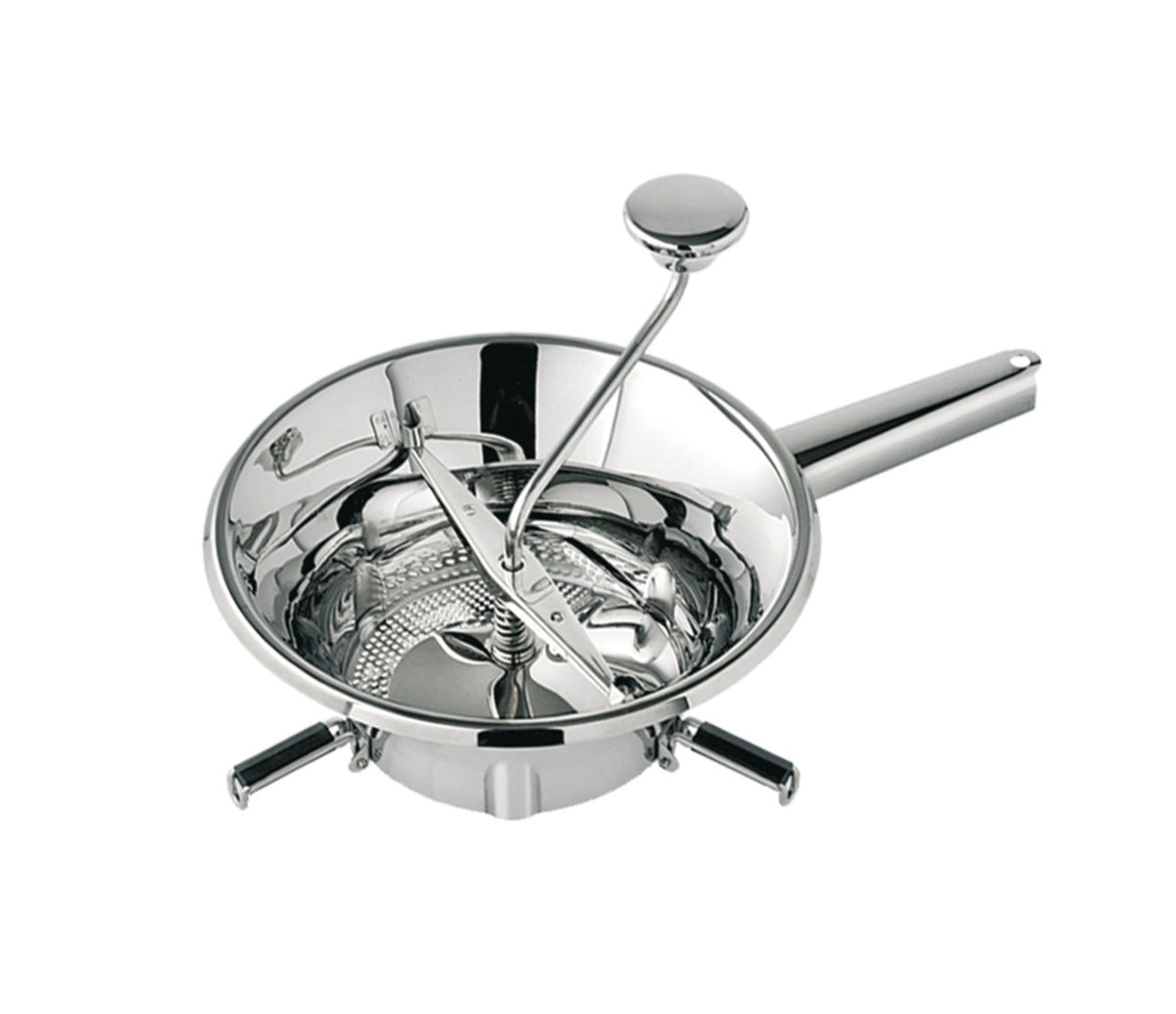 Louis Tellier - Stainless Steel Food Mill w/ 3 Grids & 9.4" Diameter ...