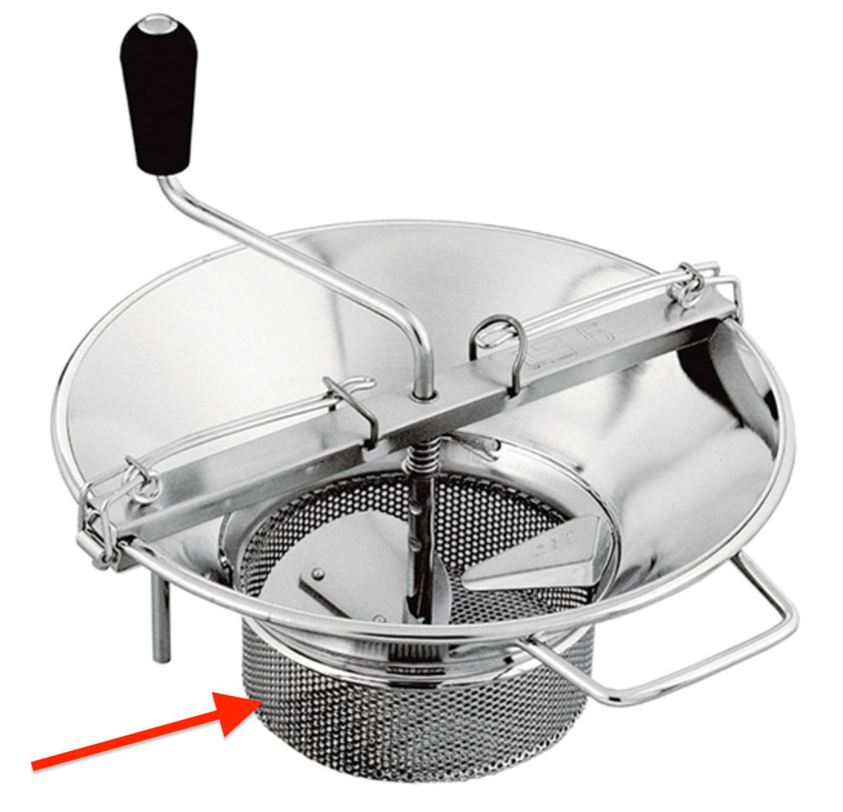 Louis Tellier - 1.0mm Grid for X5 Food Mill - X5010 — Kitchen Equipped